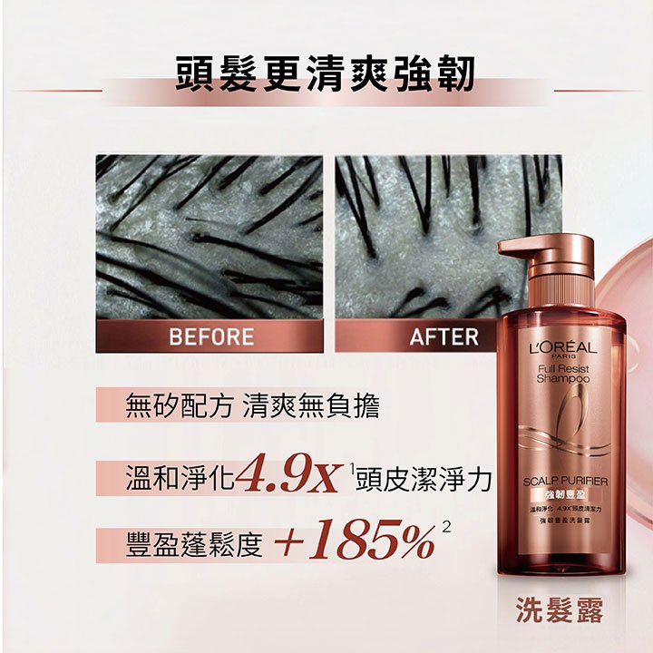 Full Resist Hair Care Full Resist Scalp Purifying Shampoo | L'Oréal Paris