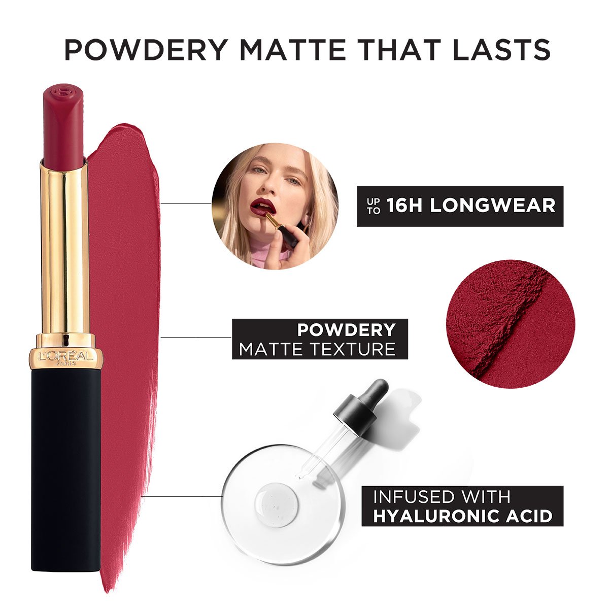 Color Riche Lip Makeup Intense Volume Matte 129 I Lead | L'Oréal Paris